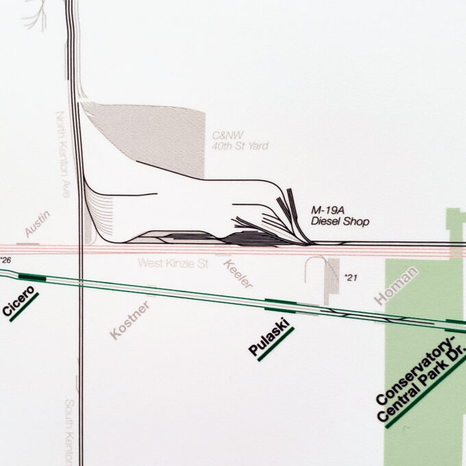 Chicago Track Map : Complete and Geographically Accurate – vanmaps
