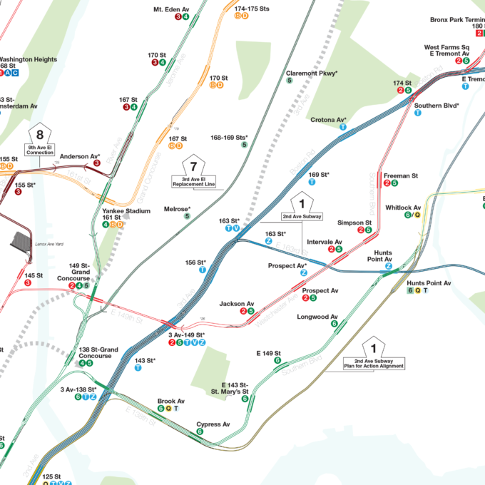 IND Second System Track Map: Complete and Geographically Accurate – vanmaps