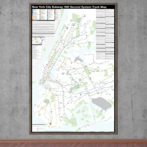IND Second System Track Map: Complete and Geographically Accurate – vanmaps